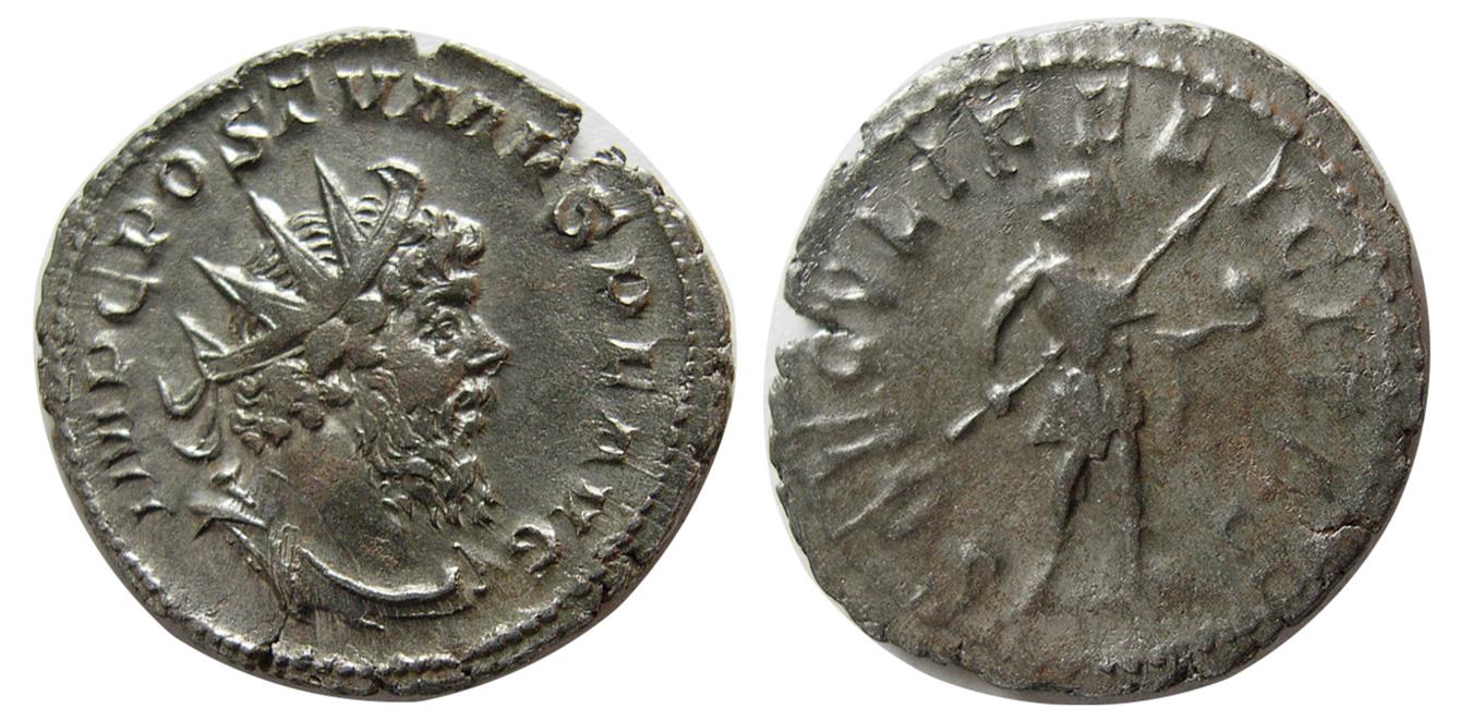 VAuctions.com - ROMANO-GALLIC EMPIRE, Postumus. AD. 260-269. Billon Antoninianus