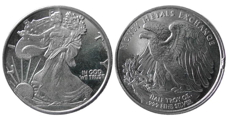 VAuctions.com - UNITED STATES, Half Troy Ounce Silver round.