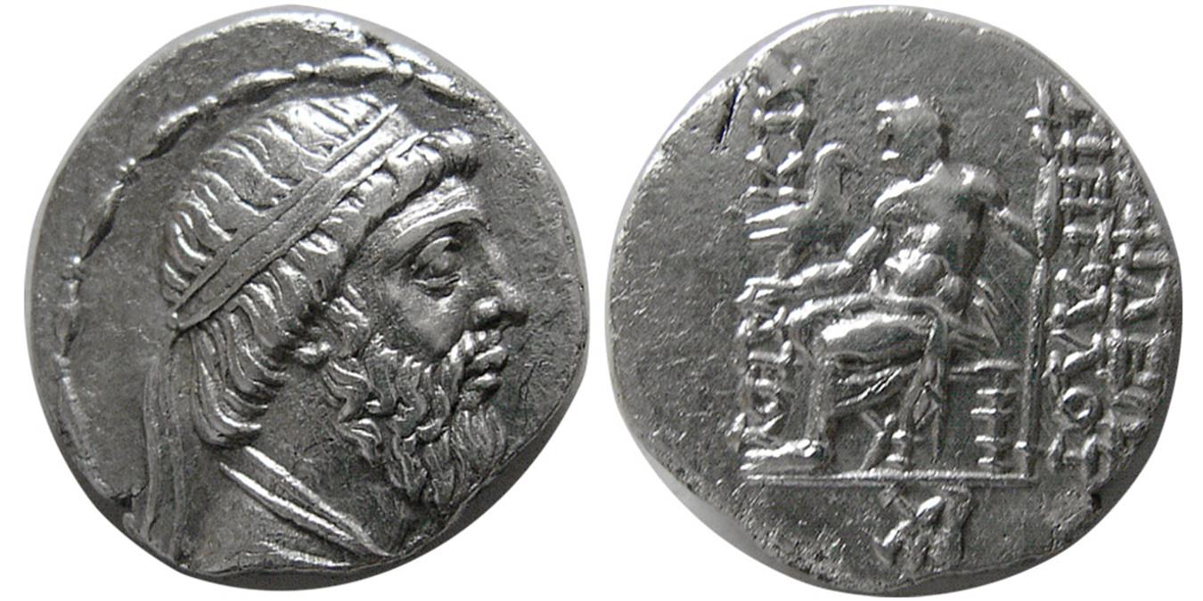VAuctions.com - KINGS of PARTHIA, Mithradates I, 164-132 BC. AR Drachm ...