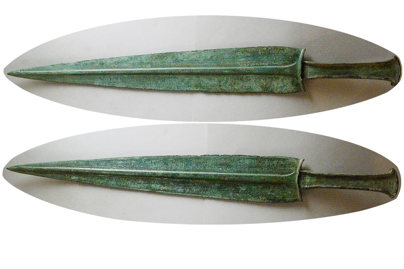 VAuctions.com - LURISTAN, Circa 2000-1000 BC. Bronze Sword with ornate ...